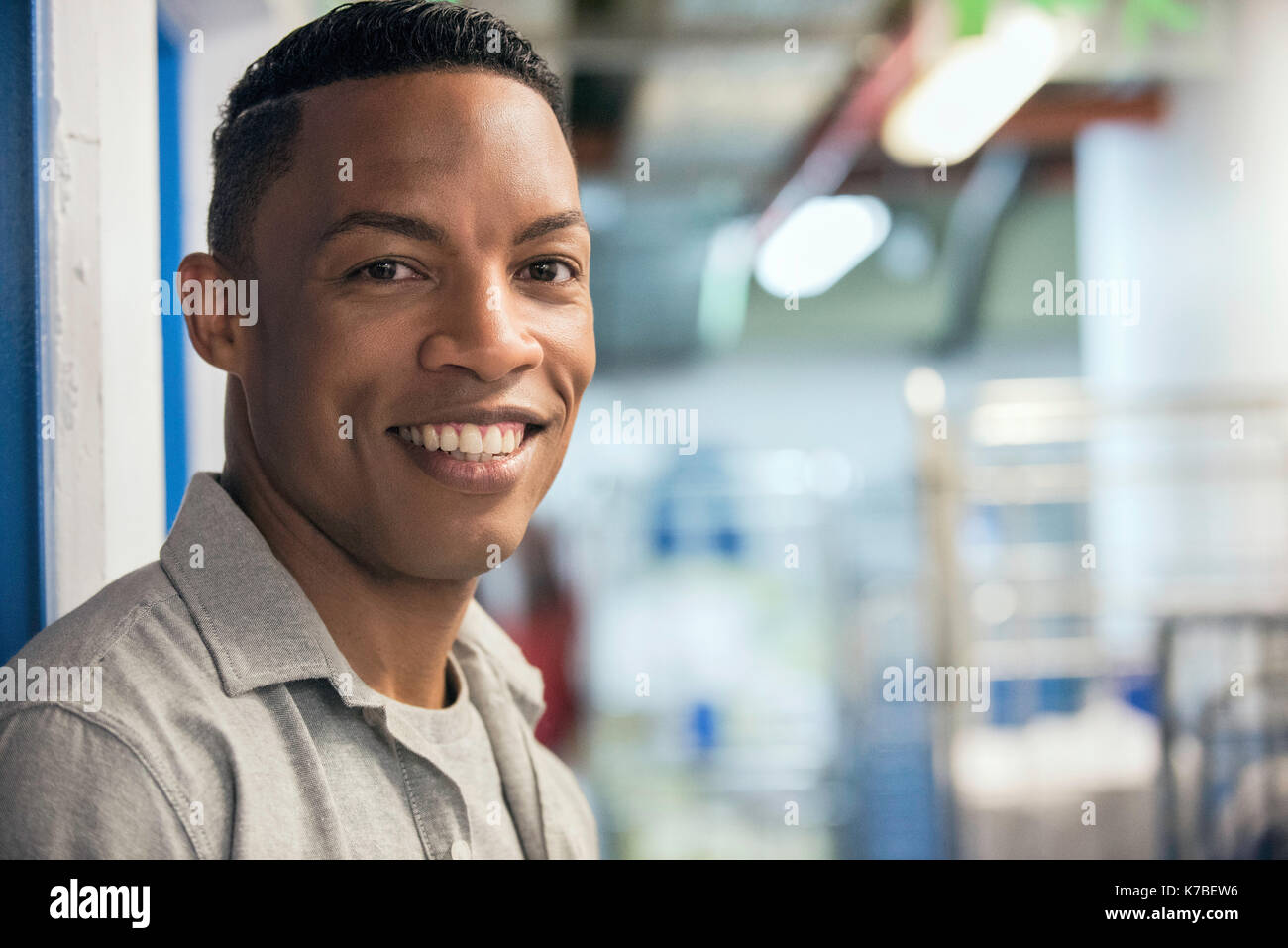 Portrait cheerful adult happiness male hi-res stock photography and ...
