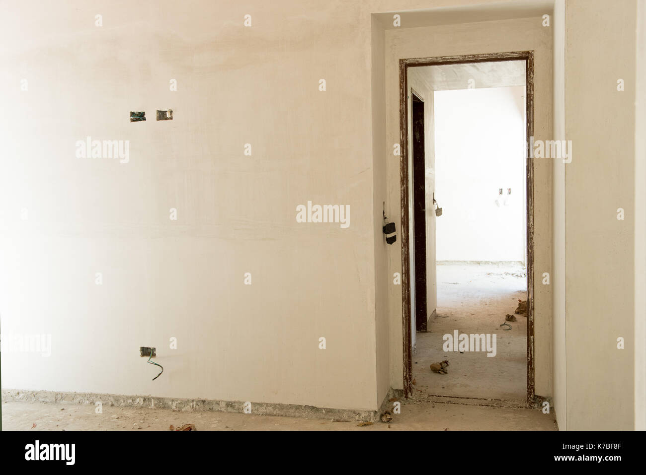 Interior of building under construction Stock Photo - Alamy