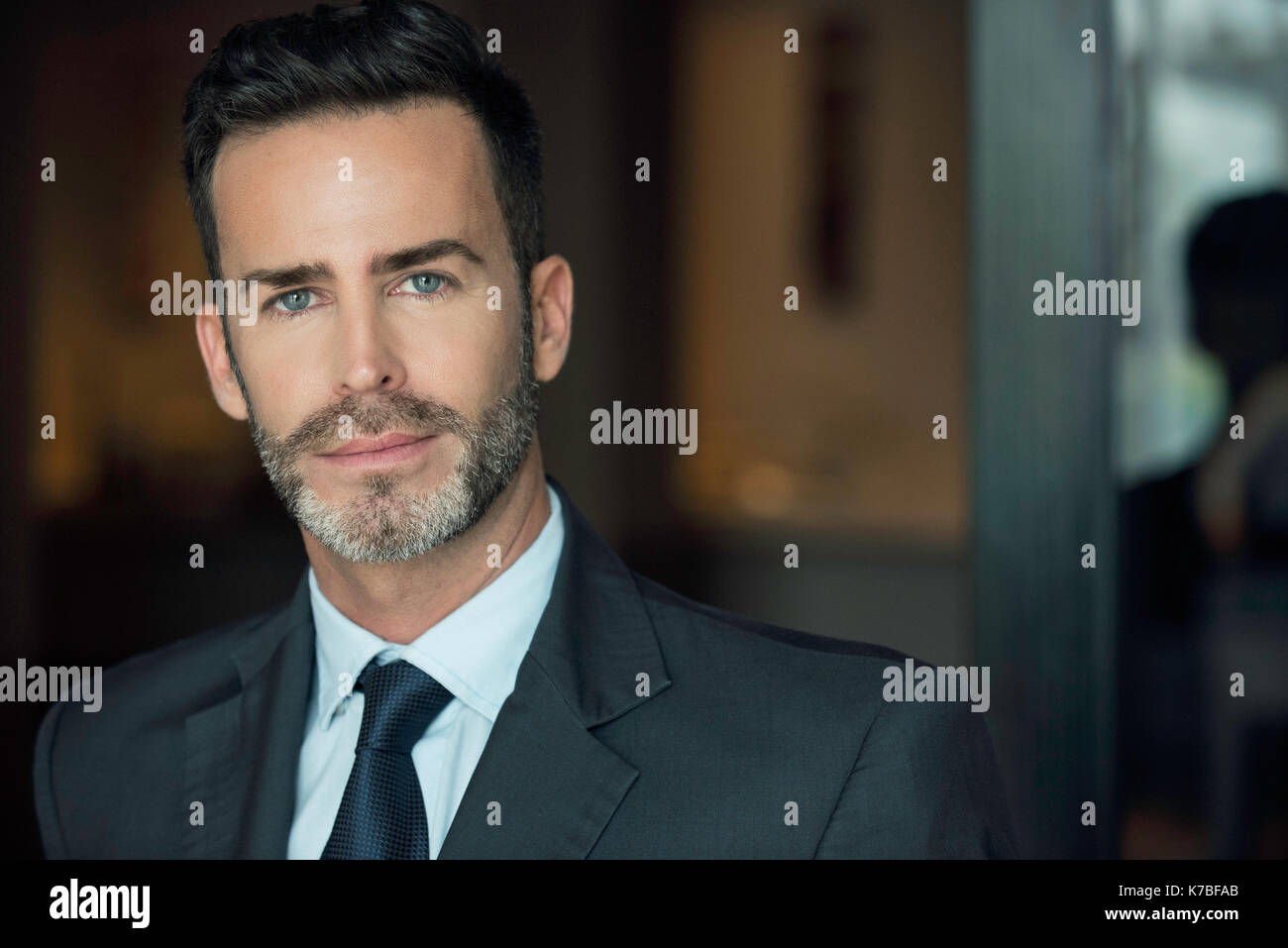 Mature businessman contemplating looking hi-res stock photography and ...