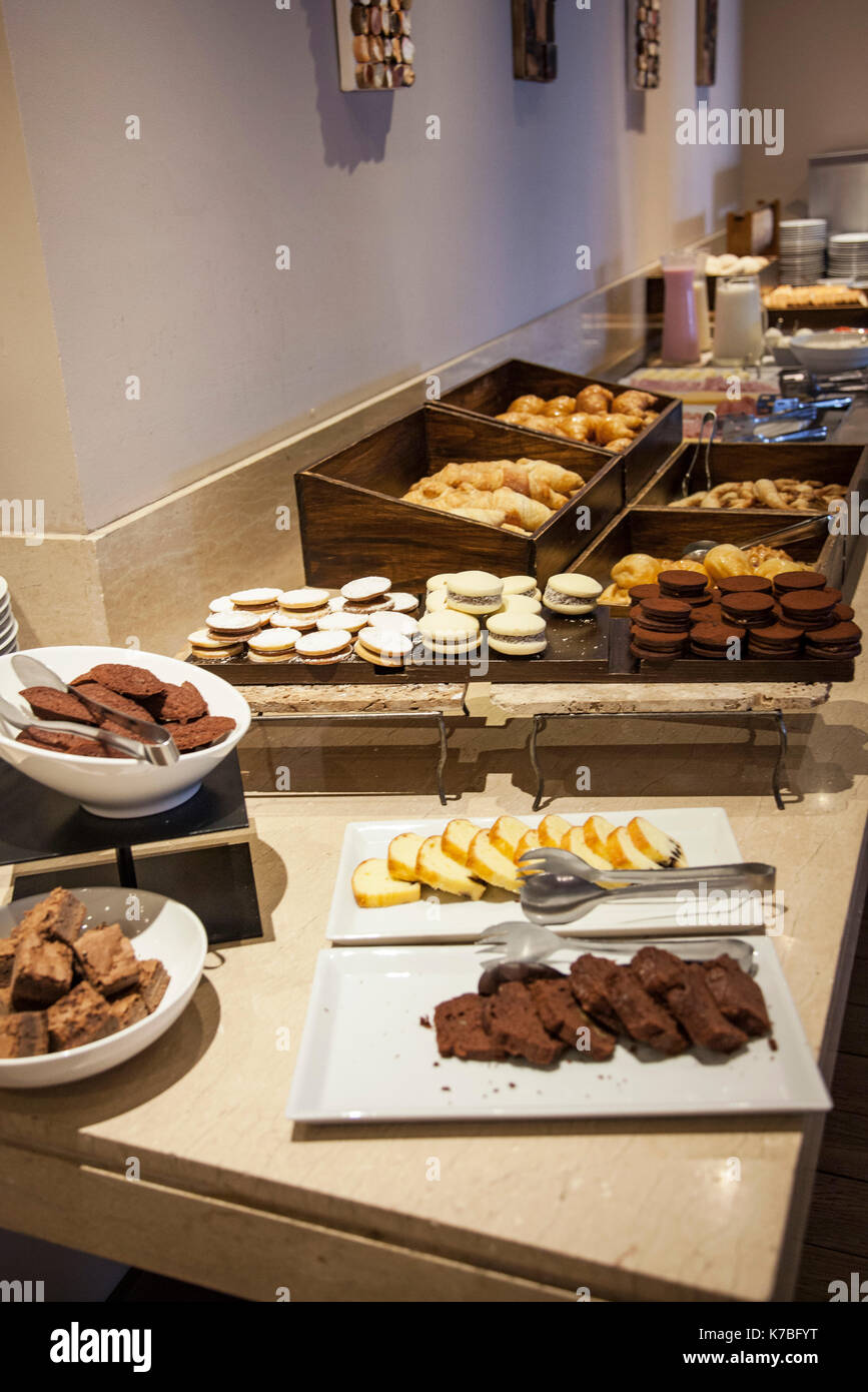 Assorted pastries on buffet Stock Photo - Alamy