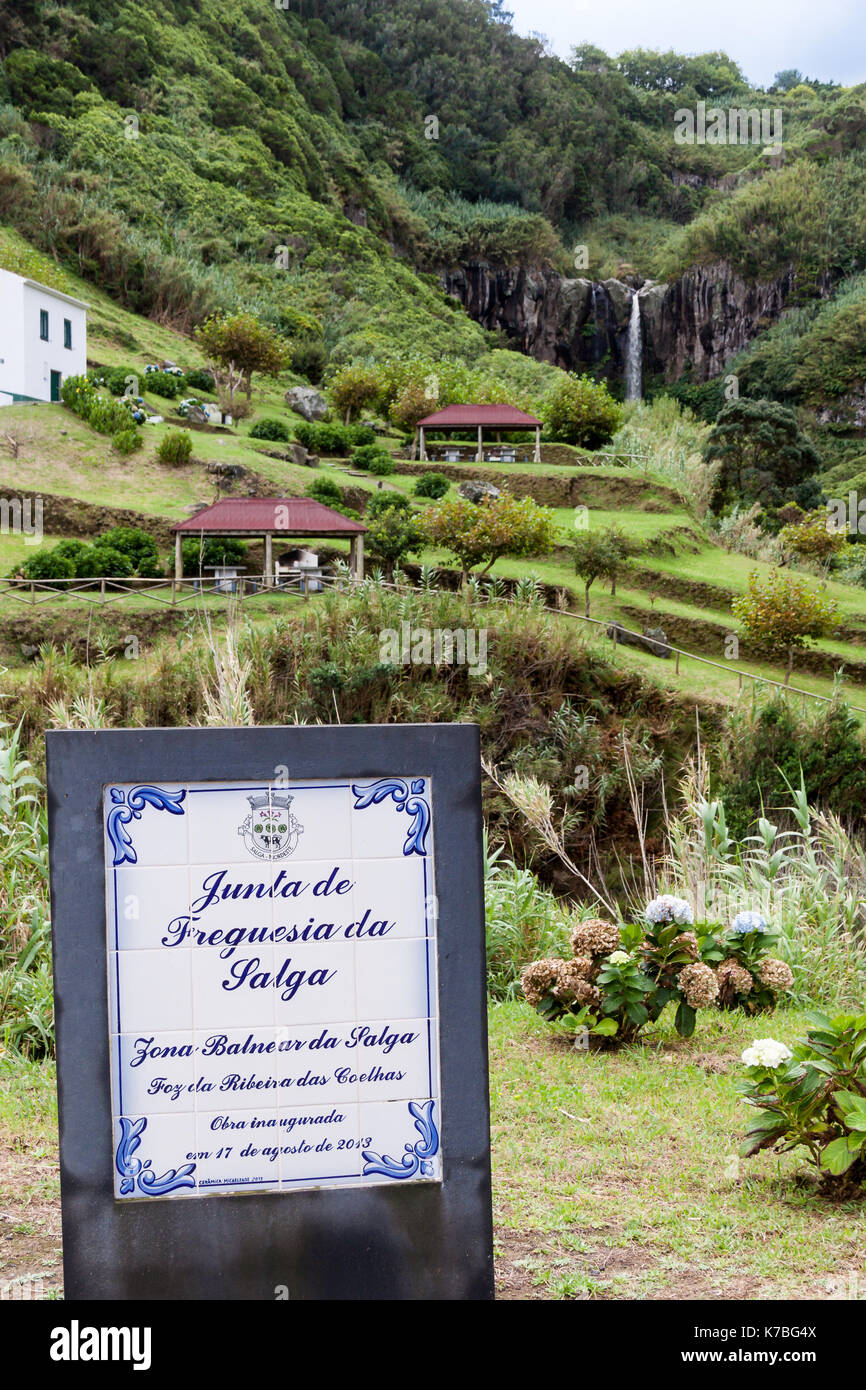Park with Picnic Spots on Sao Miguel, Azores, Europe Stock Photo - Alamy