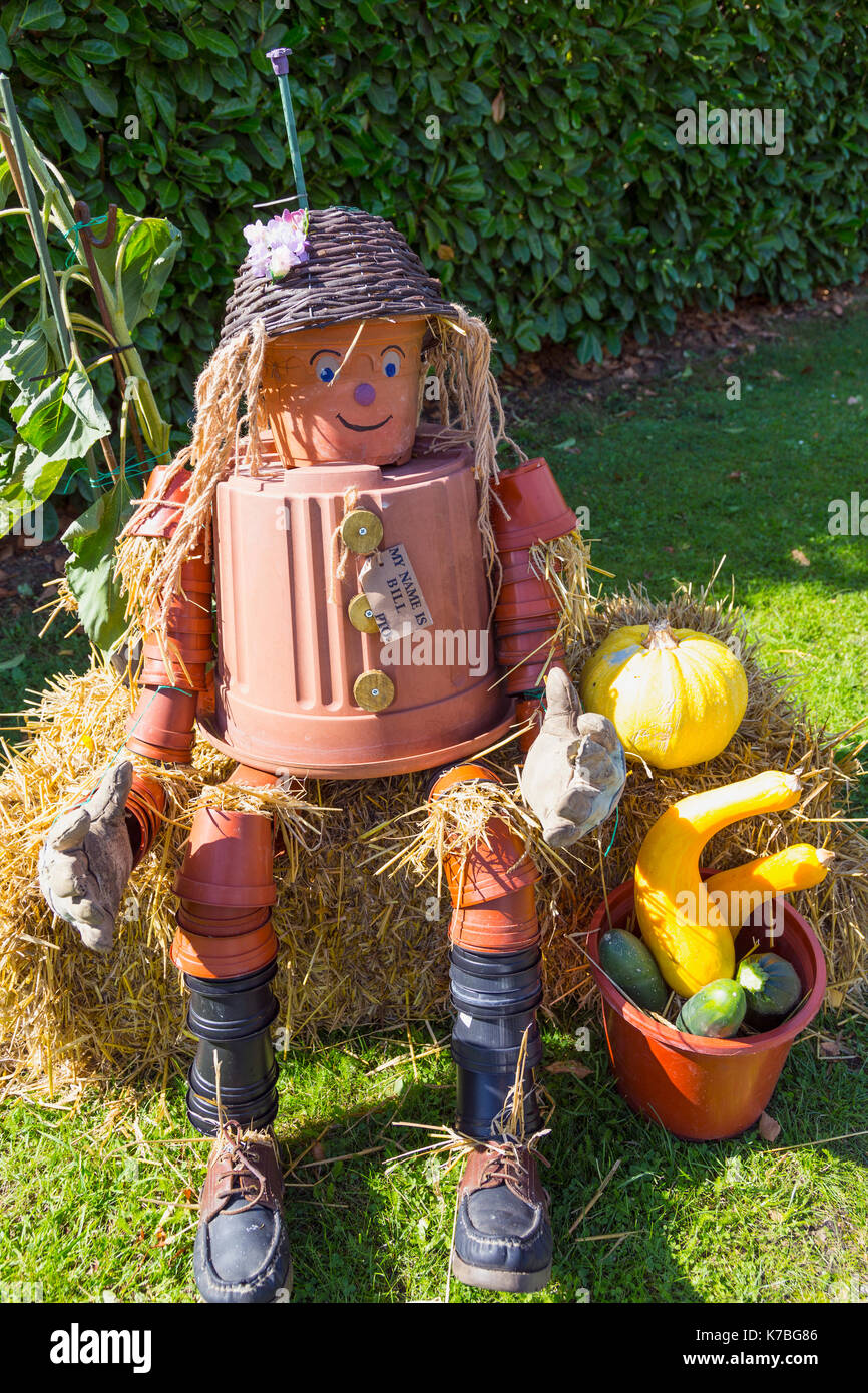 Flower pot man Stock Photo - Alamy