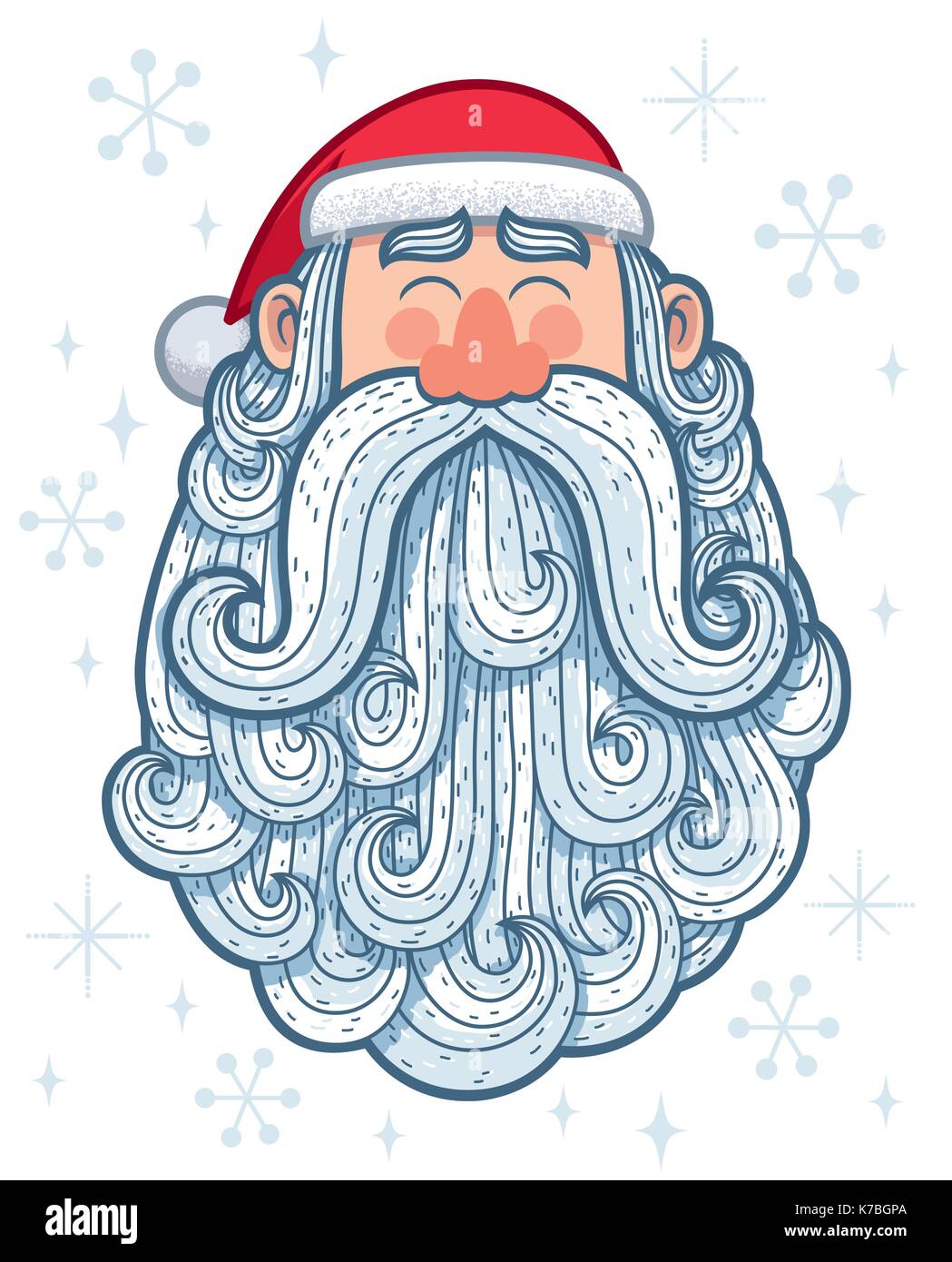 Smiling santa claus cartoon hi-res stock photography and images - Alamy