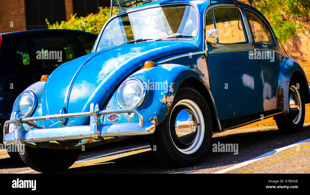 Old school Volkswagen Beetle Stock Photo - Alamy