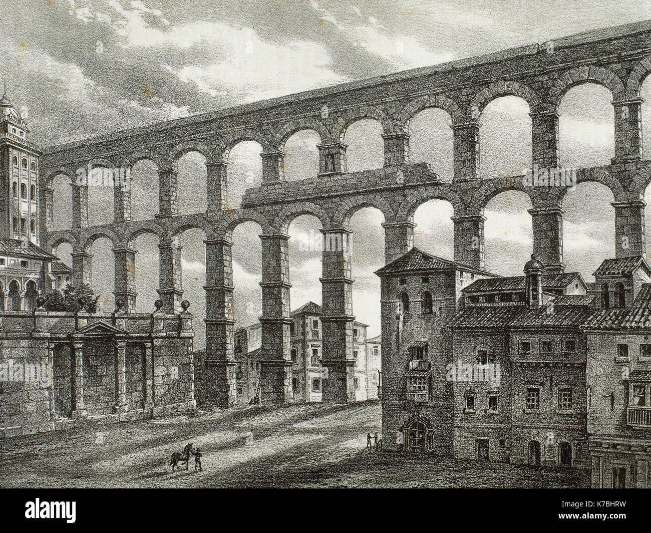 Roman architecture engraving hi-res stock photography and images - Alamy