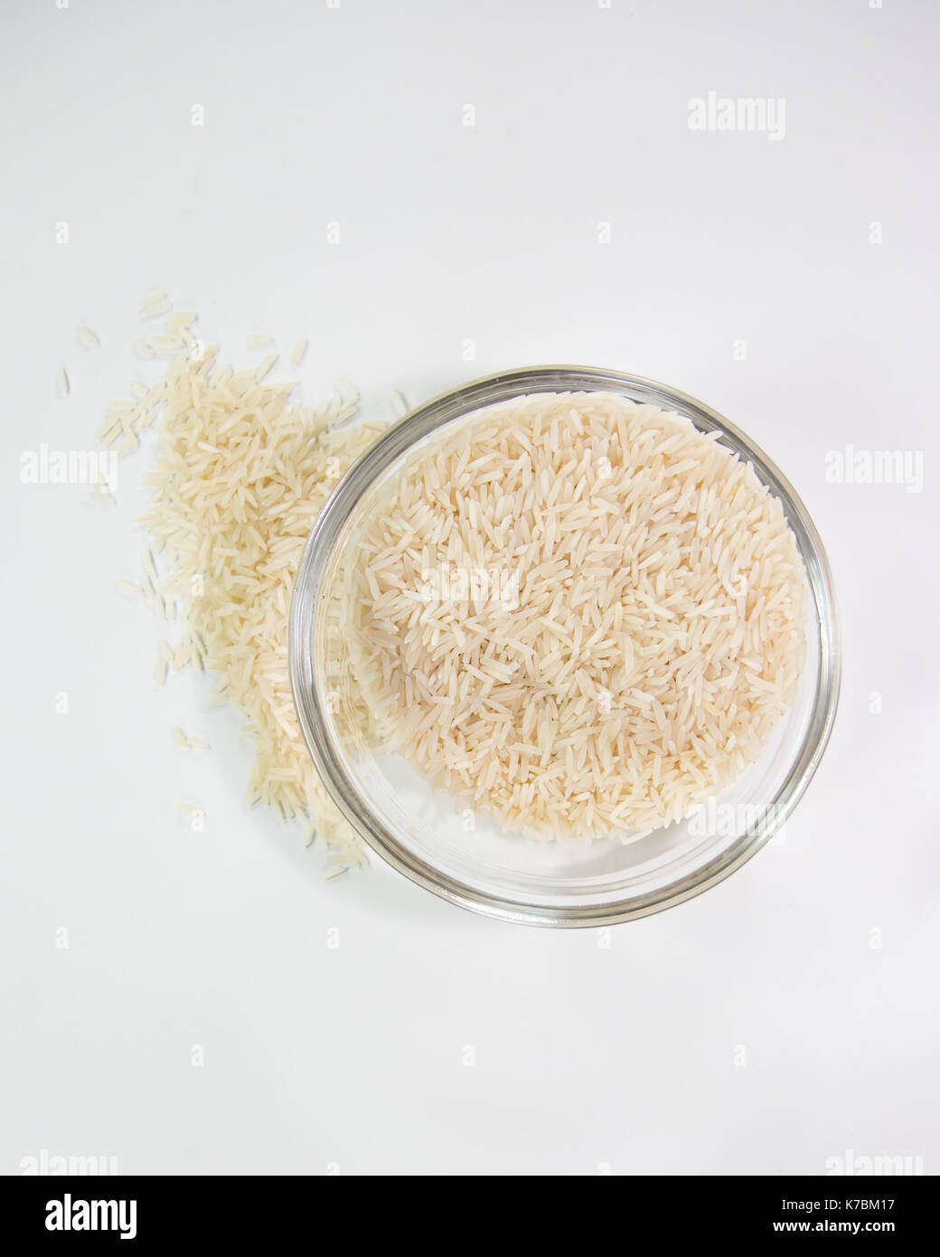 Uncooked basmati rice filling hi-res stock photography and images - Alamy