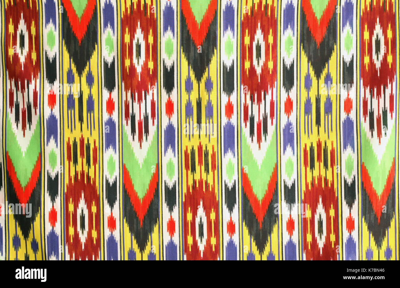 Background made from nice traditional Uzbekistan cloth Stock Photo - Alamy