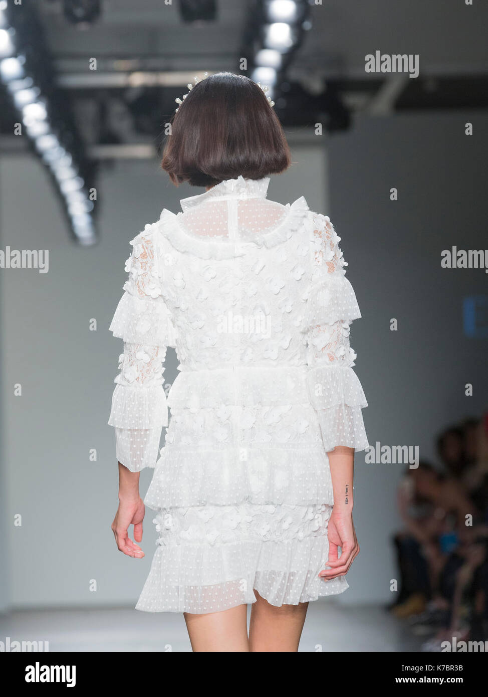 New York, NY USA - September 12, 2017: Model walks runway for Elliatt ...