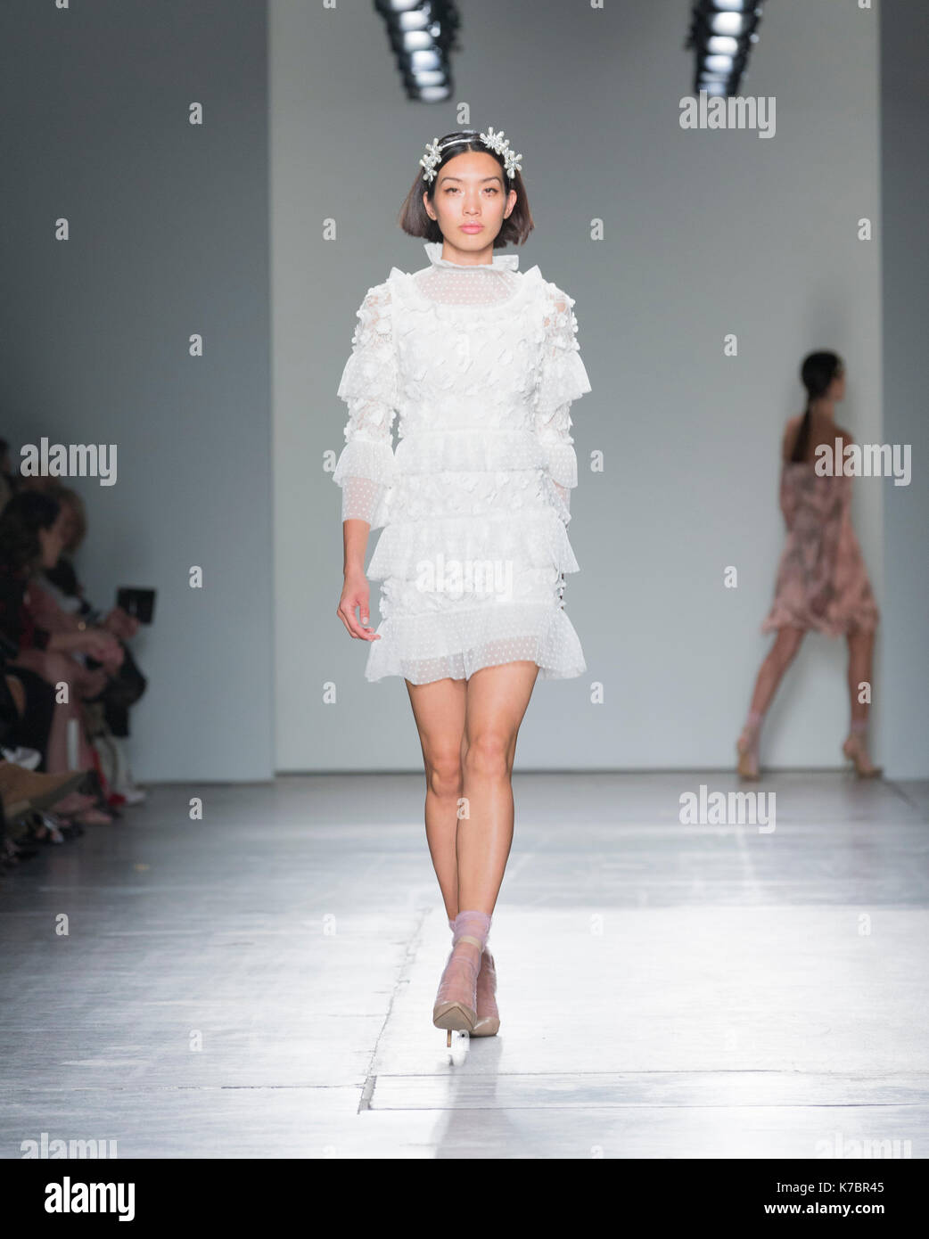 New York, NY USA - September 12, 2017: Model walks runway for Elliatt ...