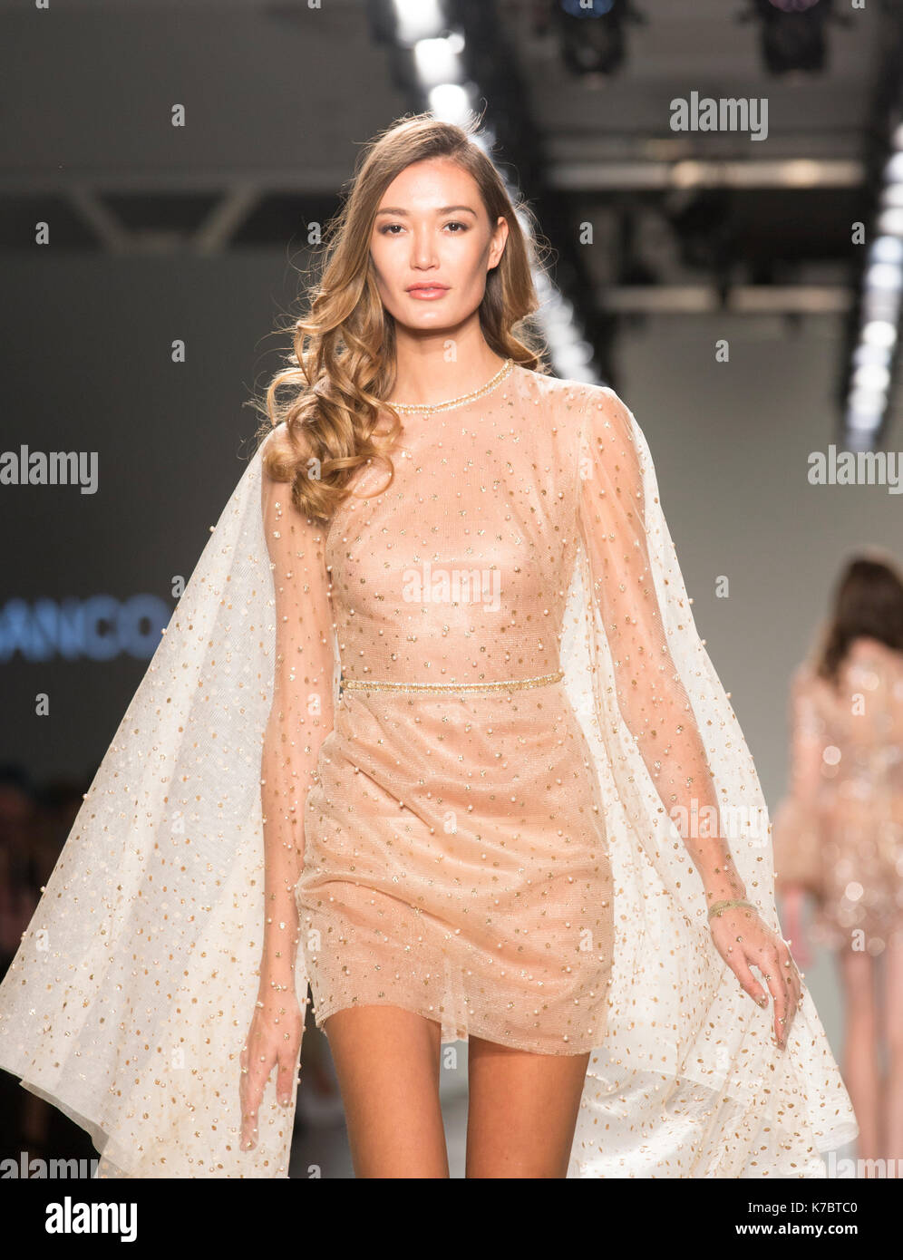 New York, NY USA - September 12, 2017: Model walks runway for Bronx ...