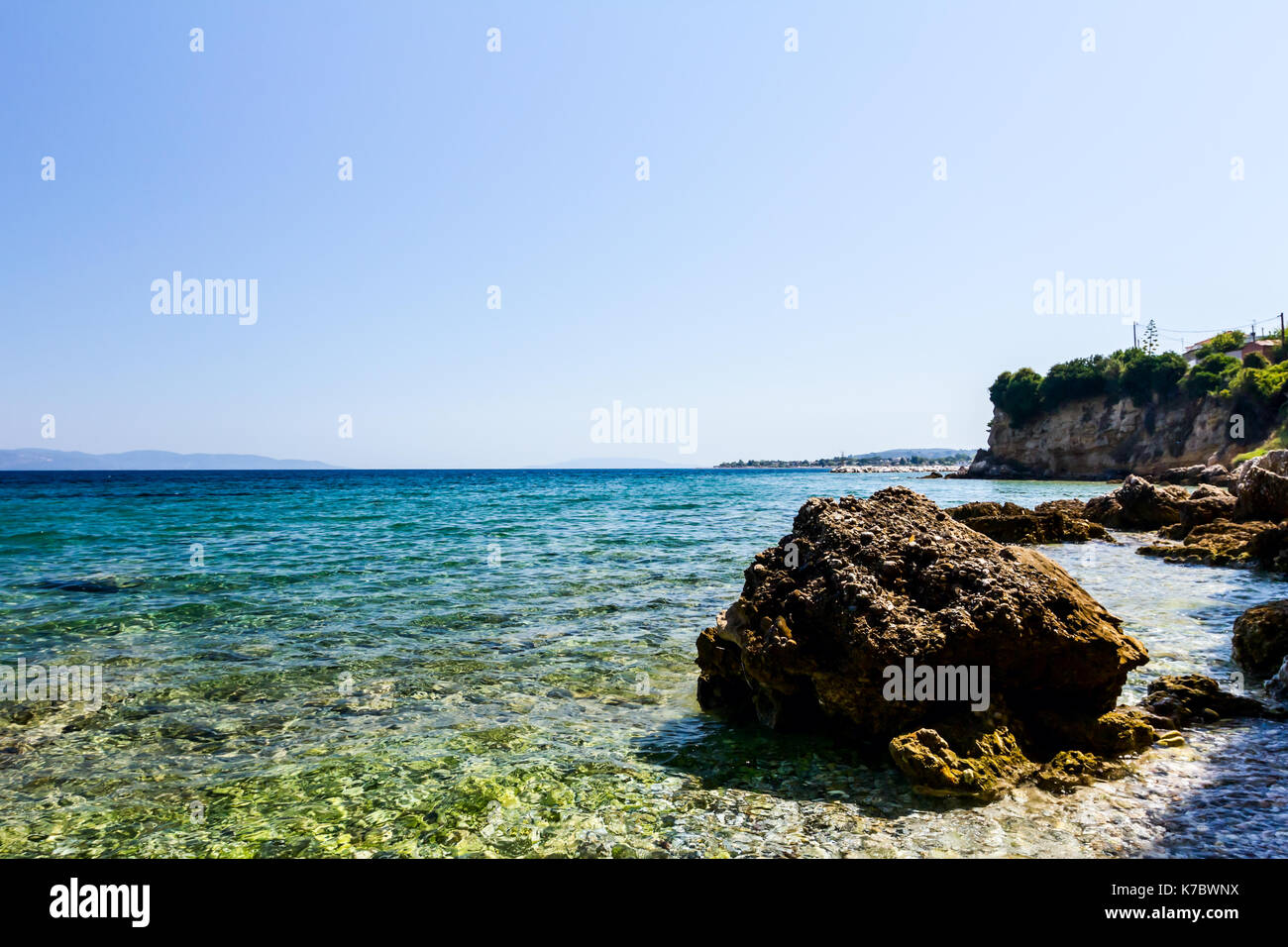 Coastal erosion of the cliffs is created by wind and rain erosion Stock ...
