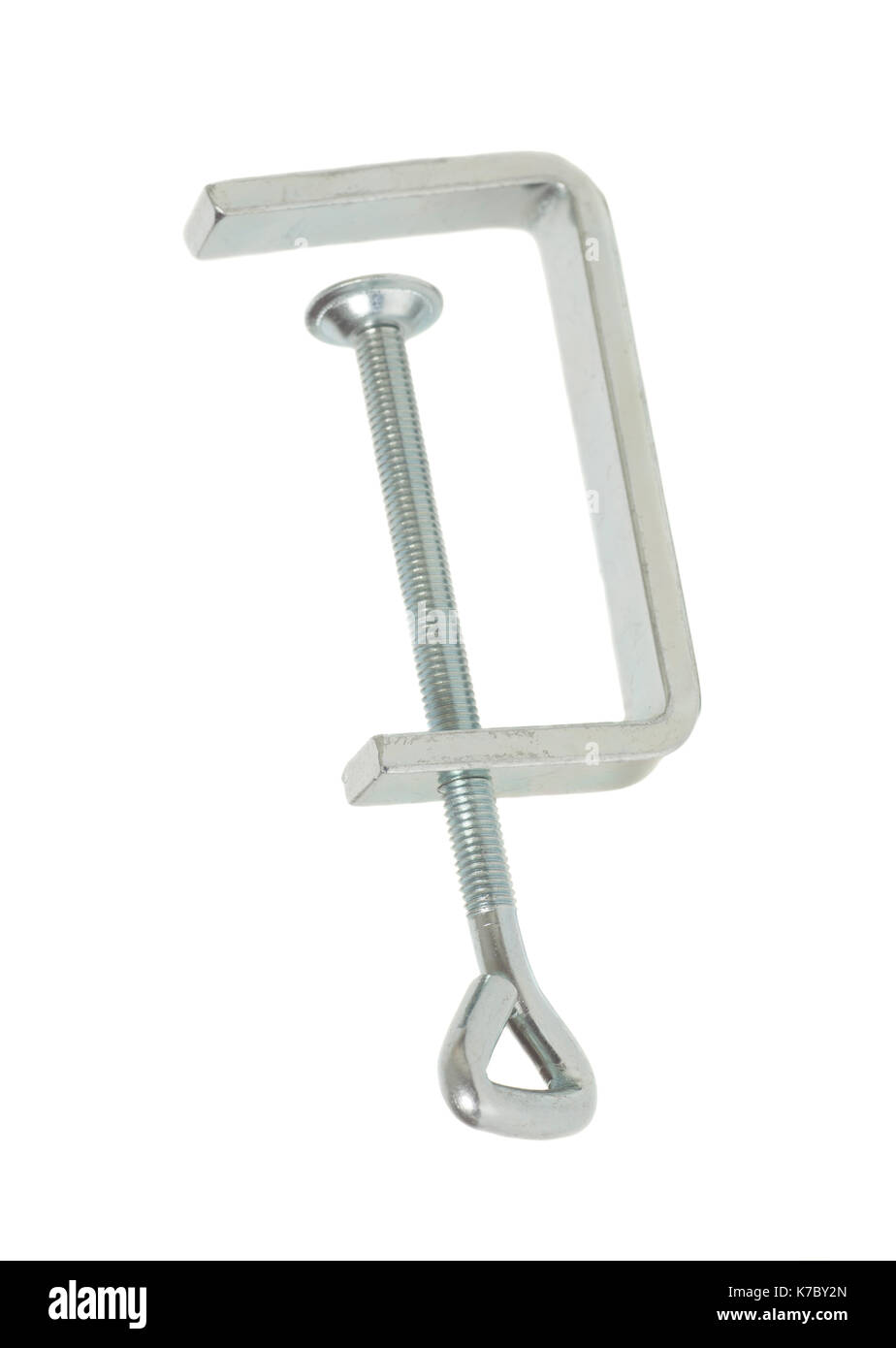 Clamp compression tool isolated on white background Stock Photo - Alamy