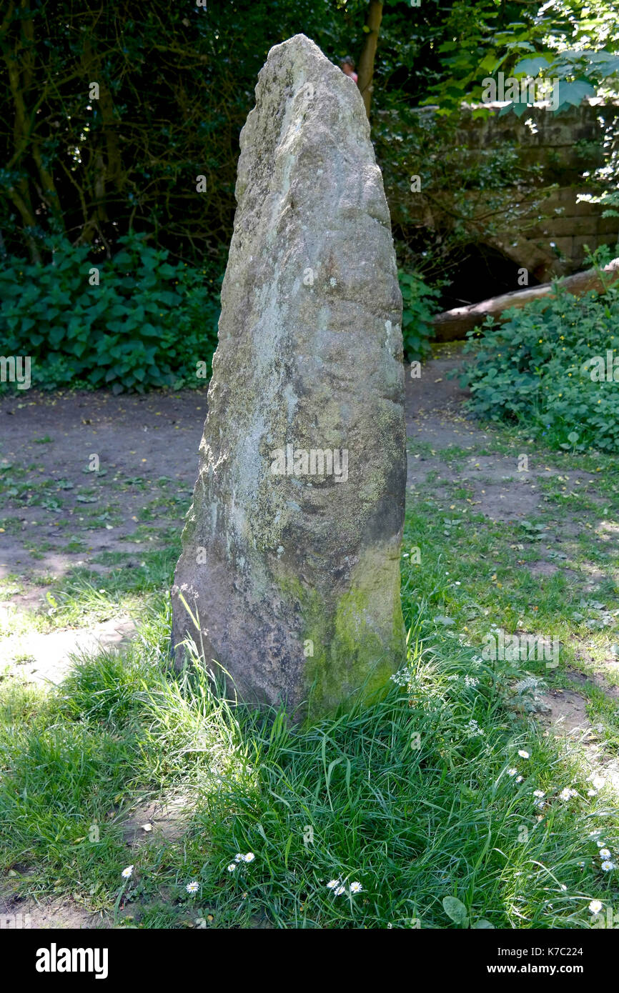 Witches stone, Meanwood park, Leeds, West Yorkshire Stock Photo - Alamy