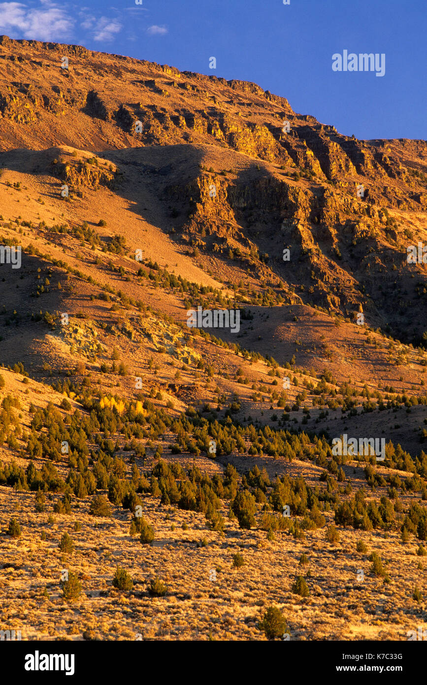 Hart Mountain front, Hart Mountain National Antelope Refuge, Oregon ...
