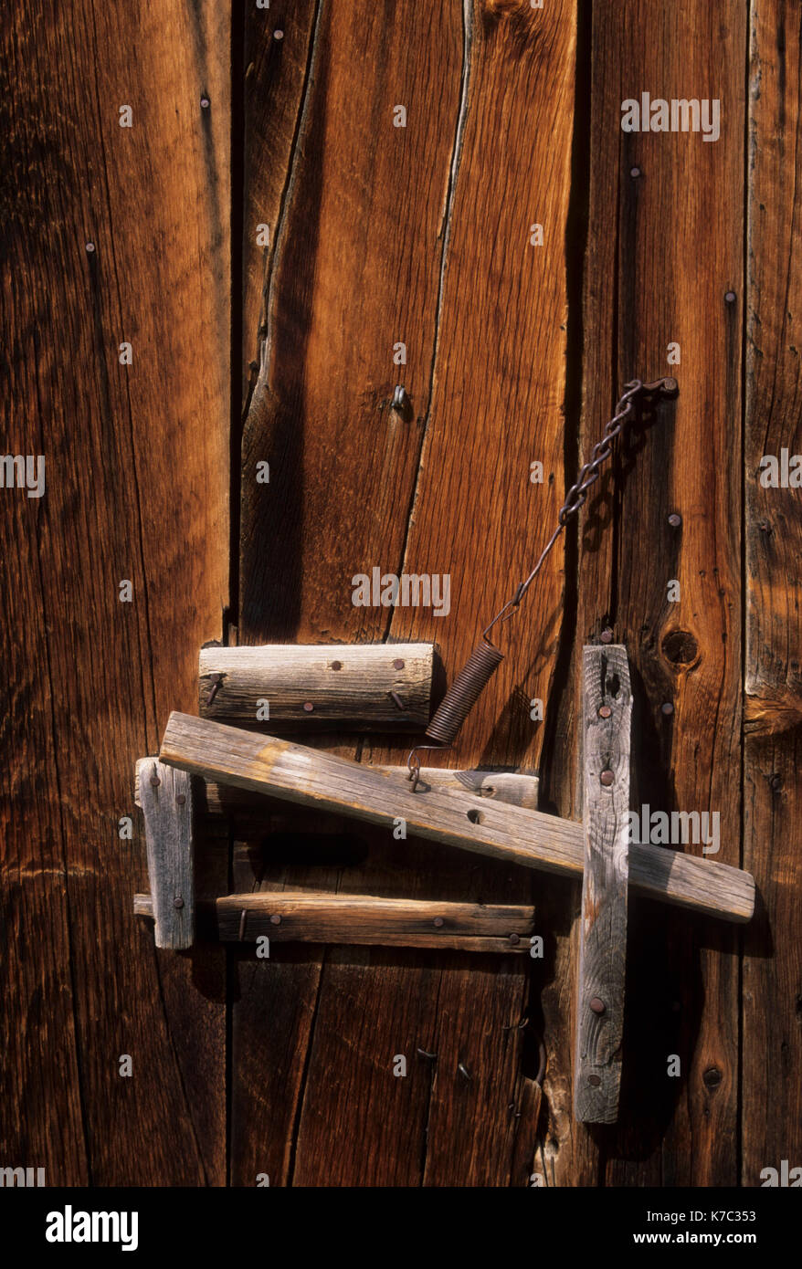 Barn good latch, Juniper Hills Preserve, Oregon Stock Photo - Alamy