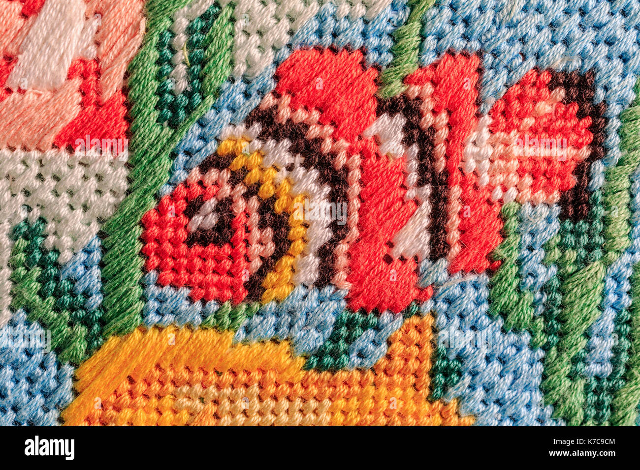 Satin stitch embroidery hi-res stock photography and images - Alamy
