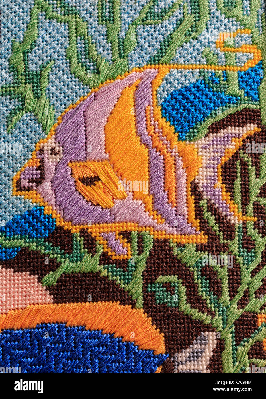 Satin stitch hi-res stock photography and images - Alamy