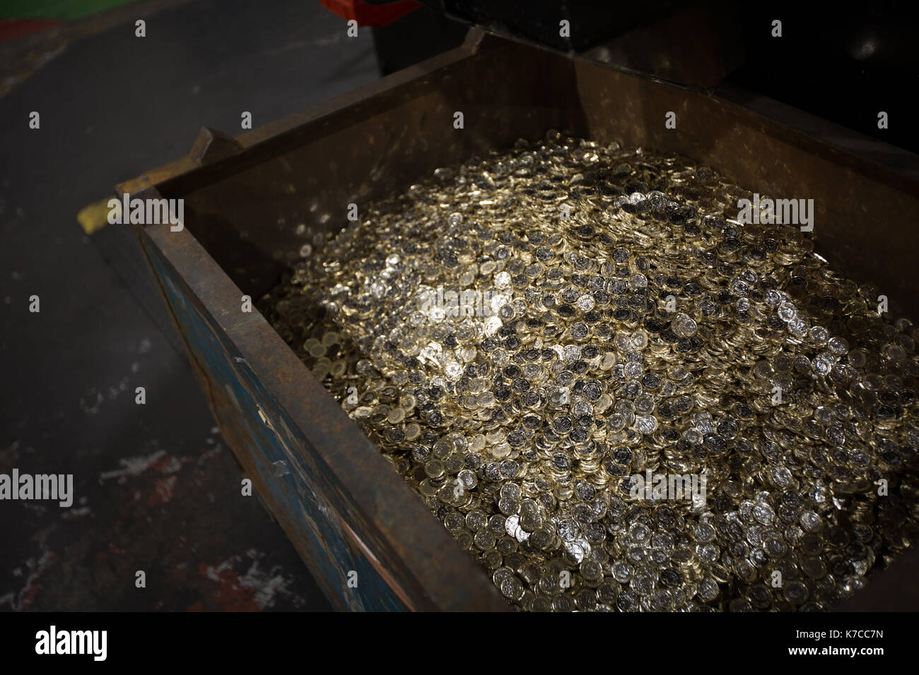 The Royal Mint Experience and coin production factory, in Llantrisant ...