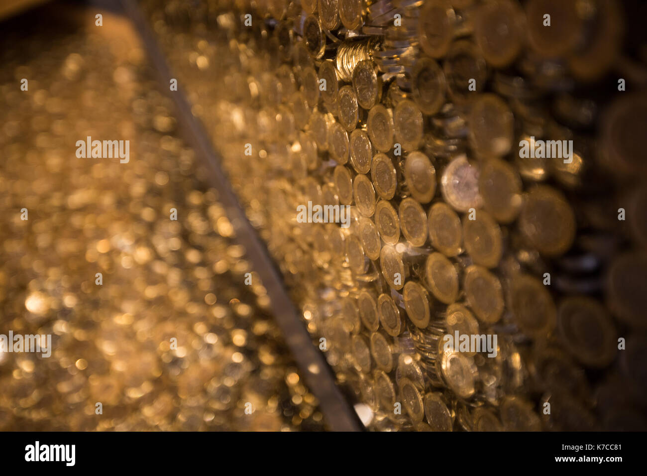 The Royal Mint Experience and coin production factory, in Llantrisant ...