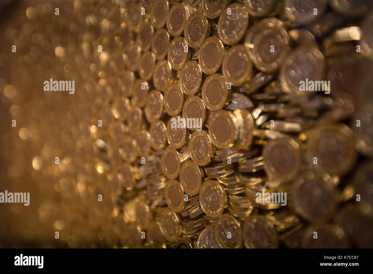Money factory coins hi-res stock photography and images - Alamy