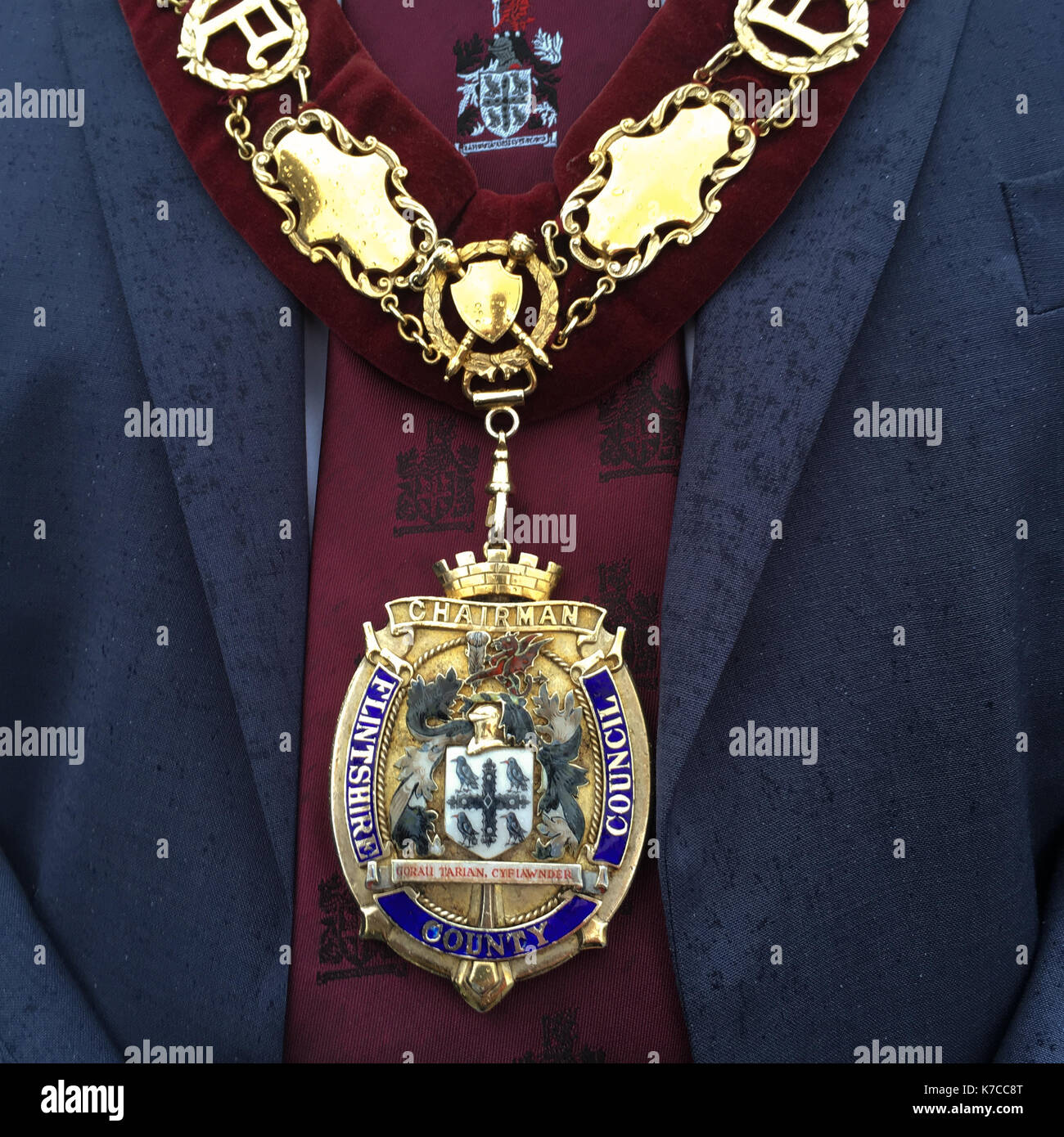 Mayor's chains in , in Wales, on 15 September 2017 Stock Photo - Alamy