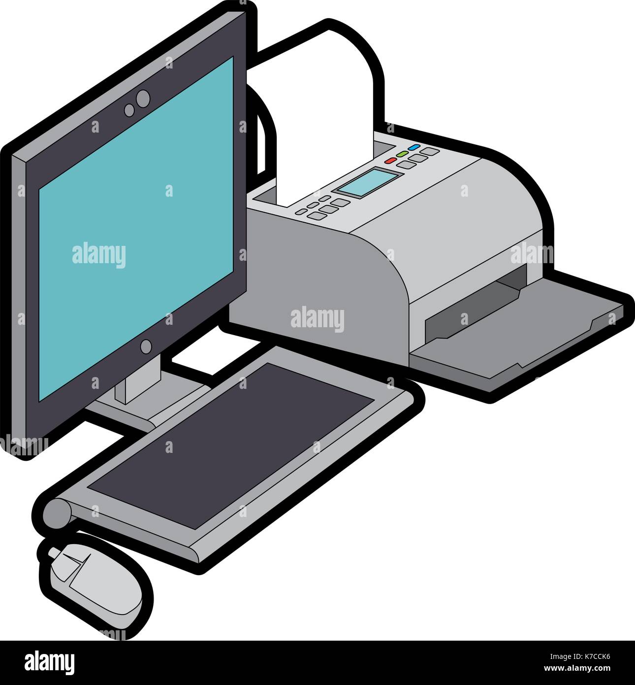 Clipart Computer Printer