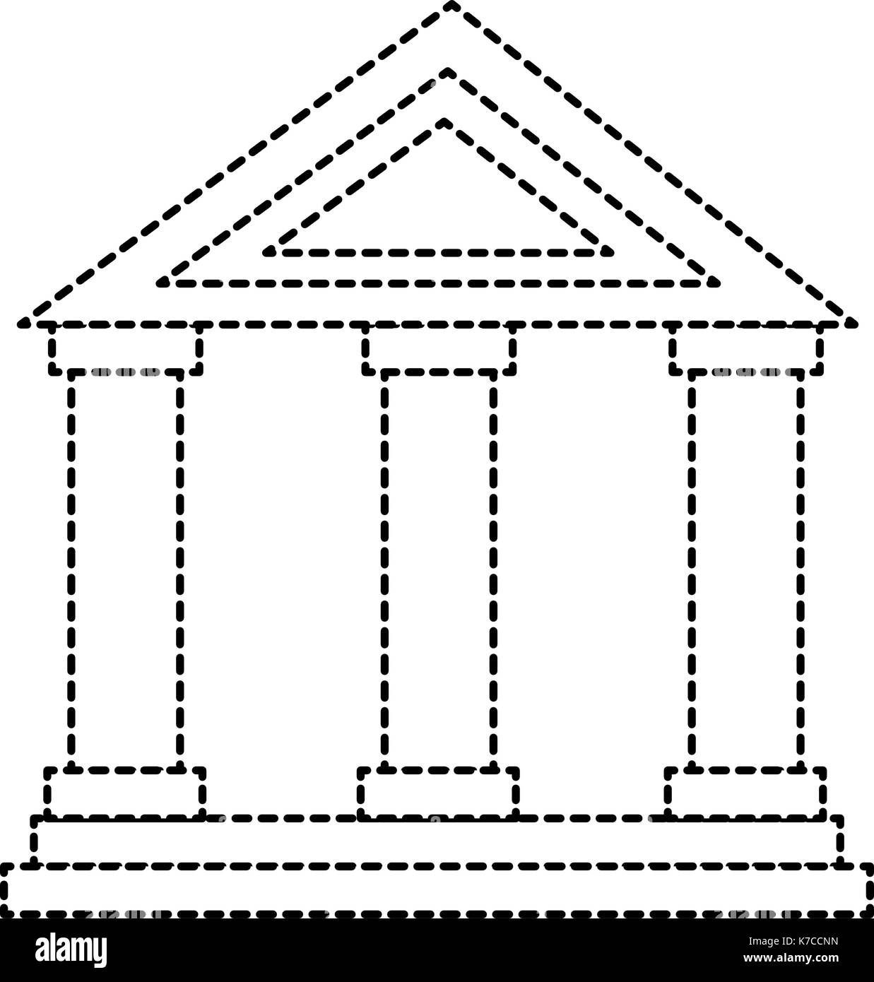 University building cartoon Black and White Stock Photos & Images - Alamy