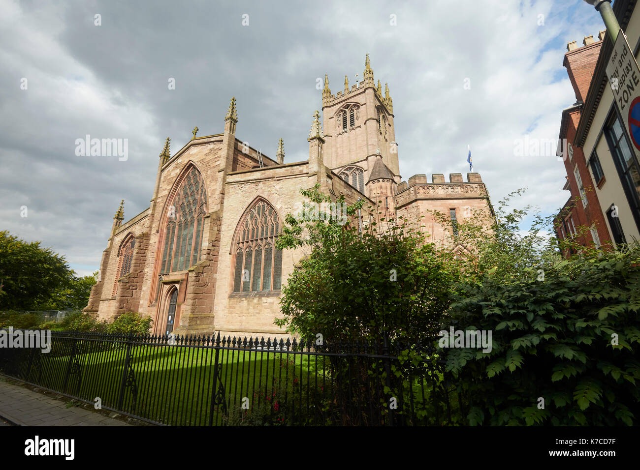 St Laurence's Church Ludlow Shropshire West Midlands England UK Stock ...