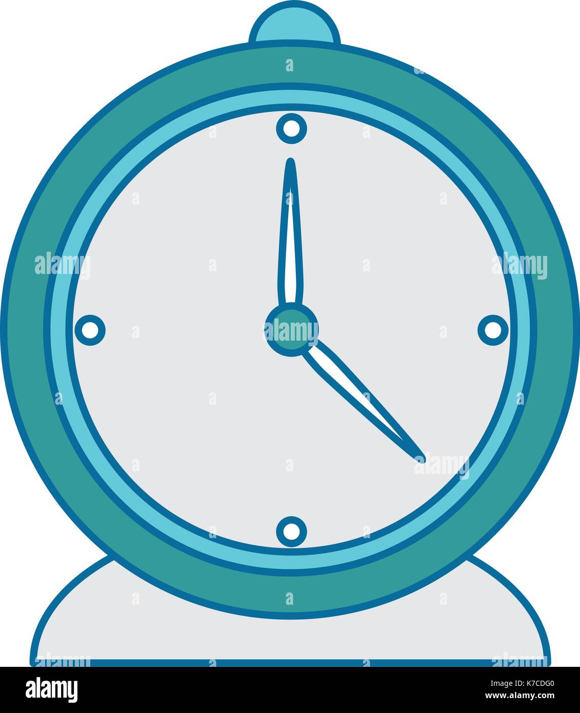 time clock isolated icon Stock Vector Image & Art - Alamy