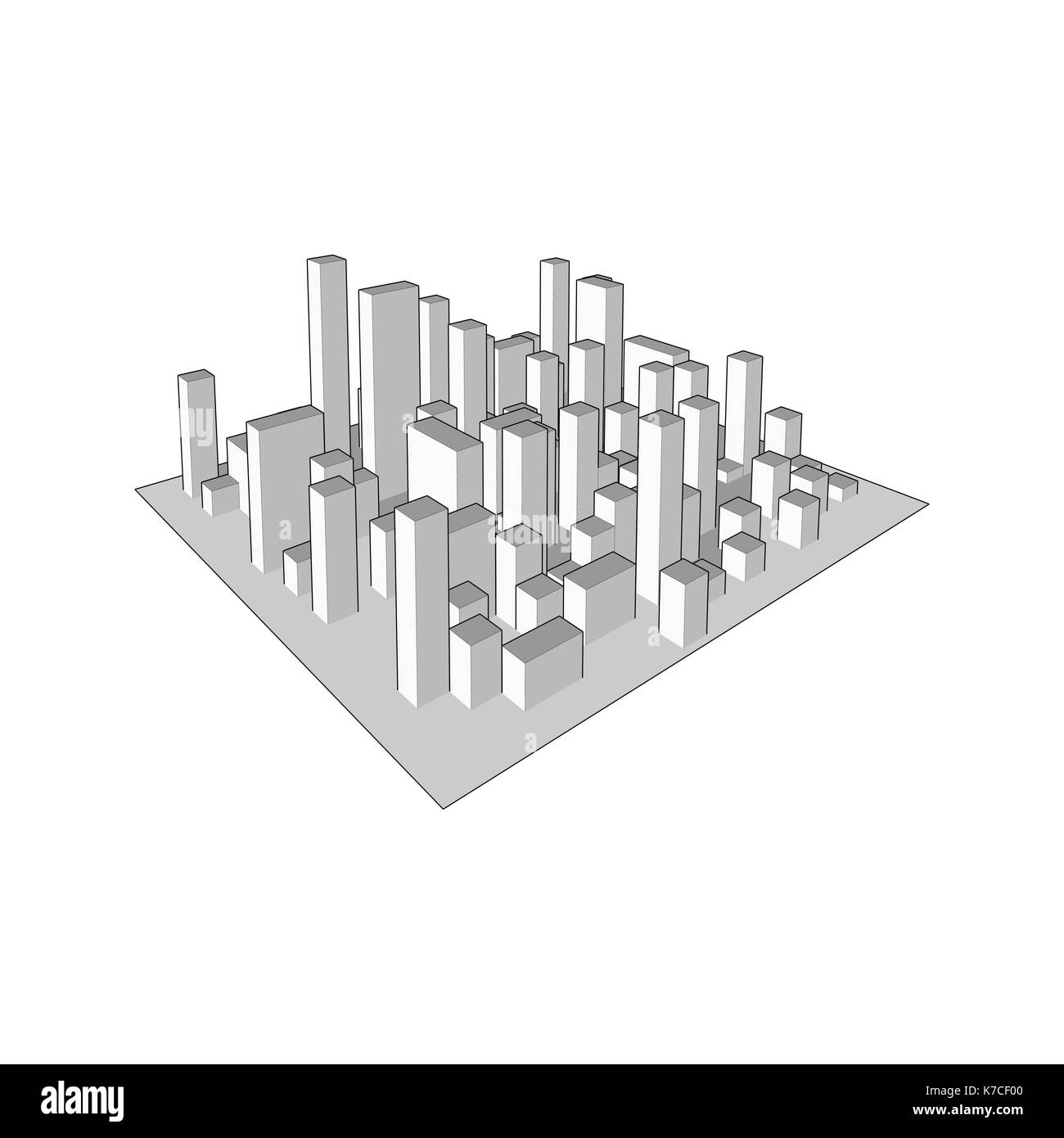 Skyline City. Abstract town. Industrial landscape Vector illustration ...