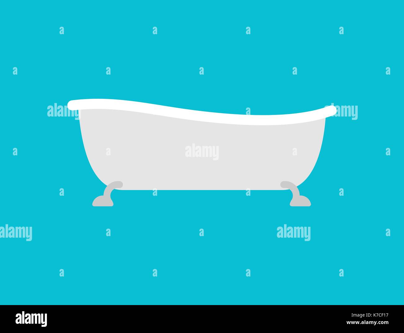 Freestanding bath tub Stock Vector Images - Alamy
