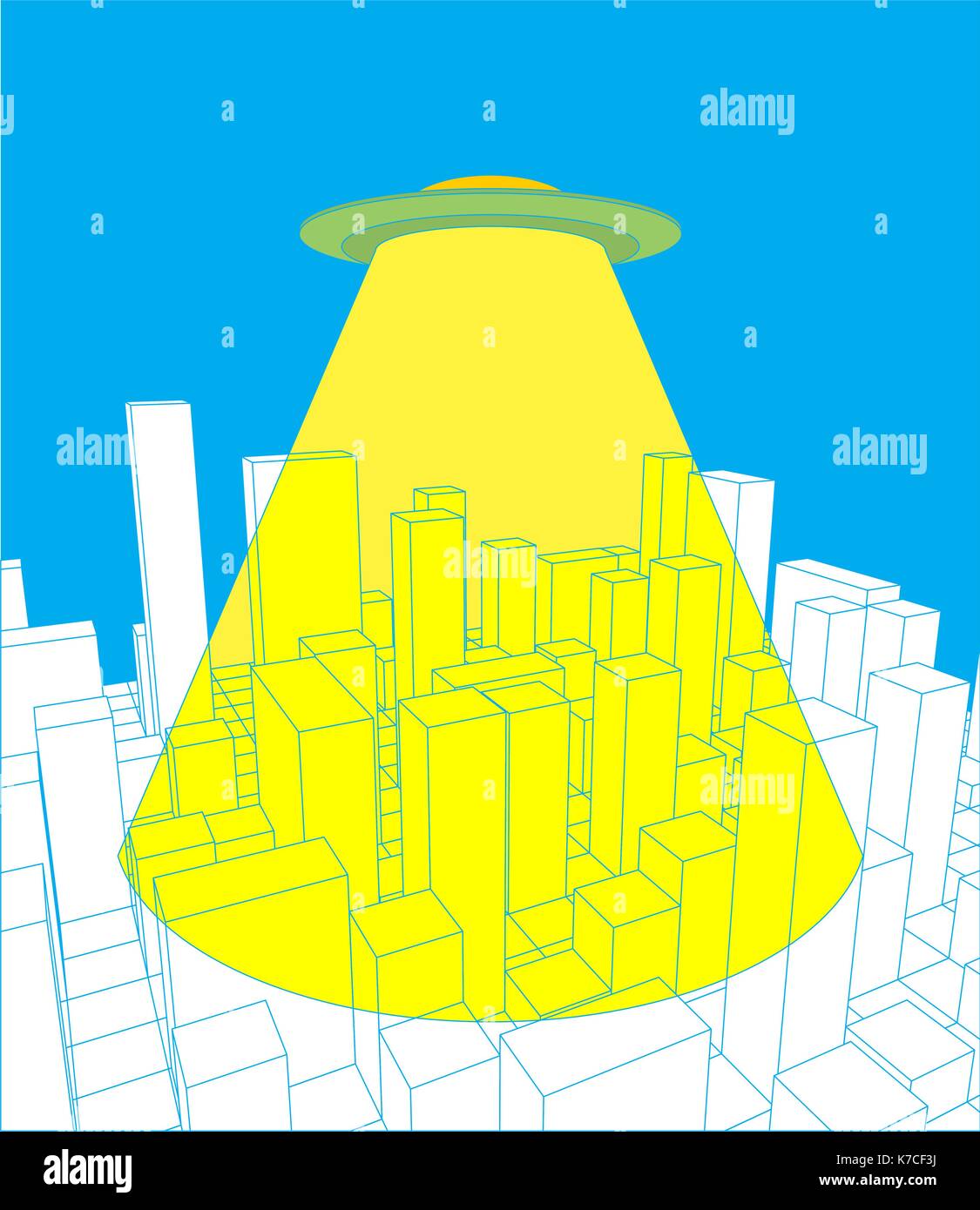 Alien invader architecture Stock Vector Images - Alamy