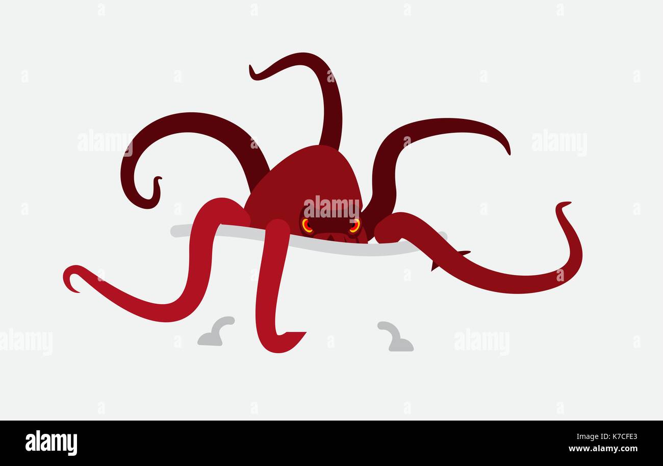 Octopus pattern flat Stock Vector Images - Alamy