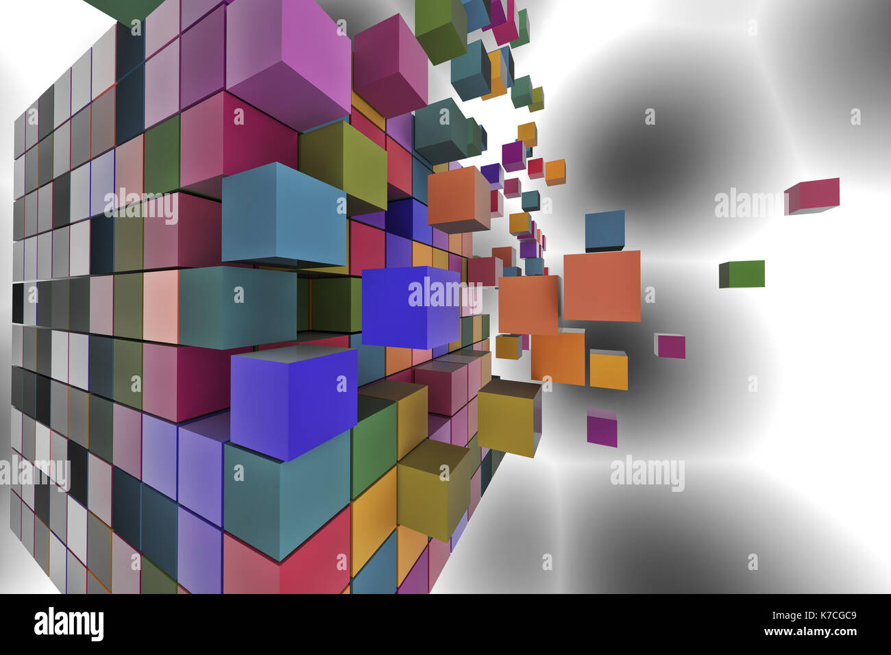 abstract cubes background Stock Photo - Alamy