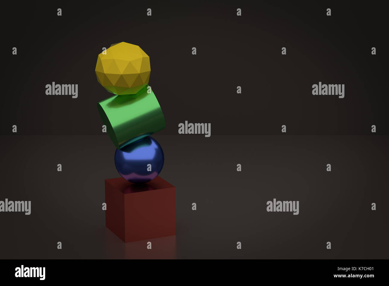 3d rendering of team work concept Stock Photo - Alamy