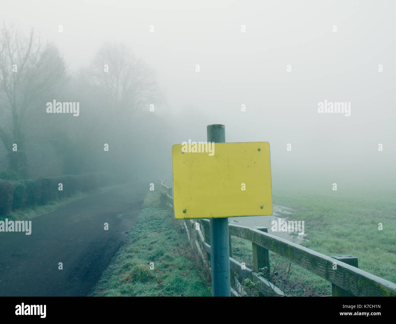 foggy countryside in Northern Ireland Stock Photo - Alamy