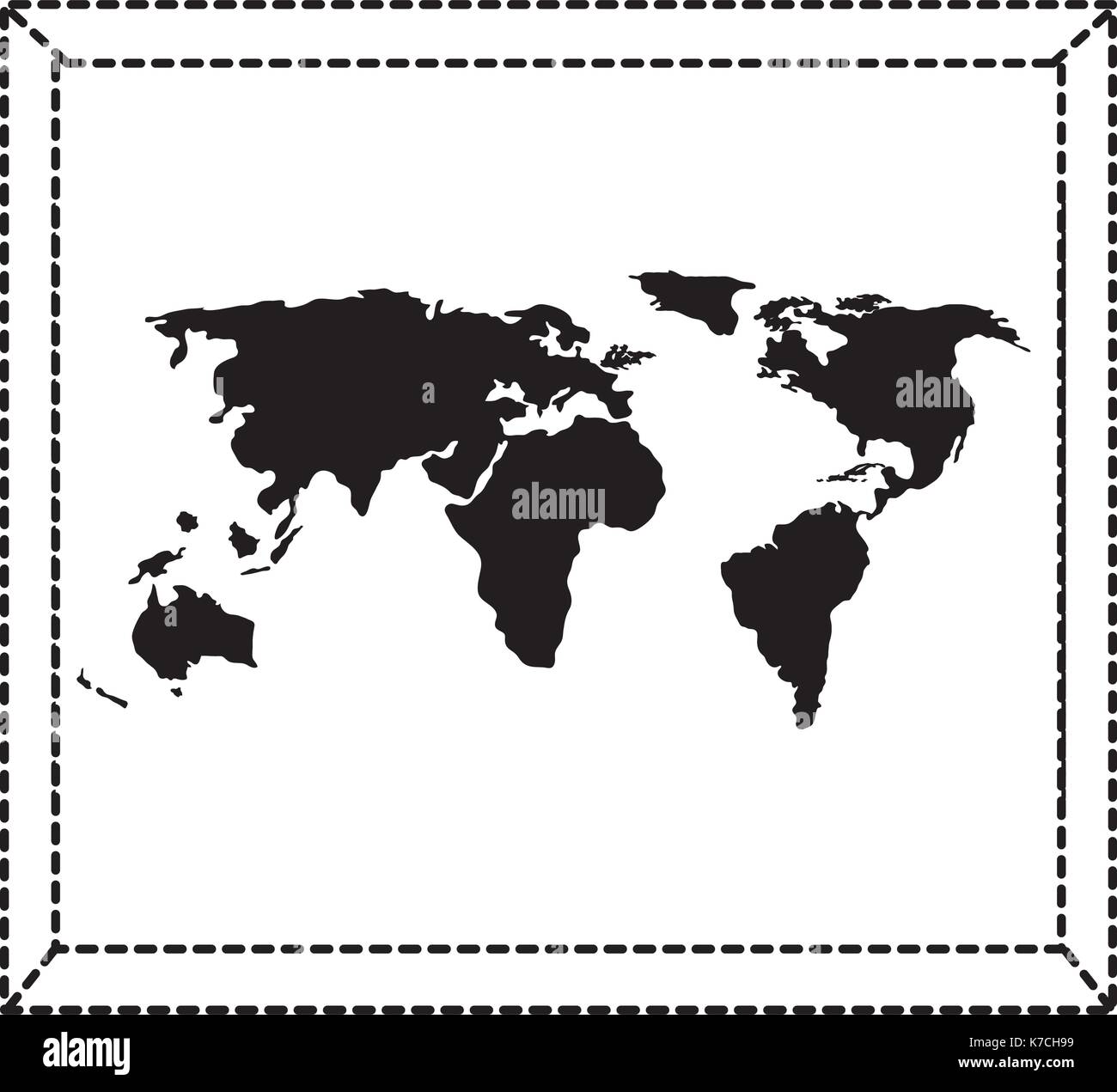 world paper map icon vector illustration design Stock Vector Image ...