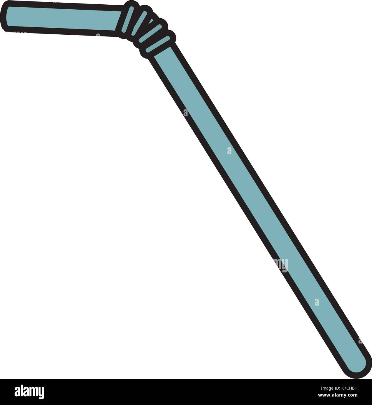 straw plastic isolated icon vector illustration design Stock Vector ...