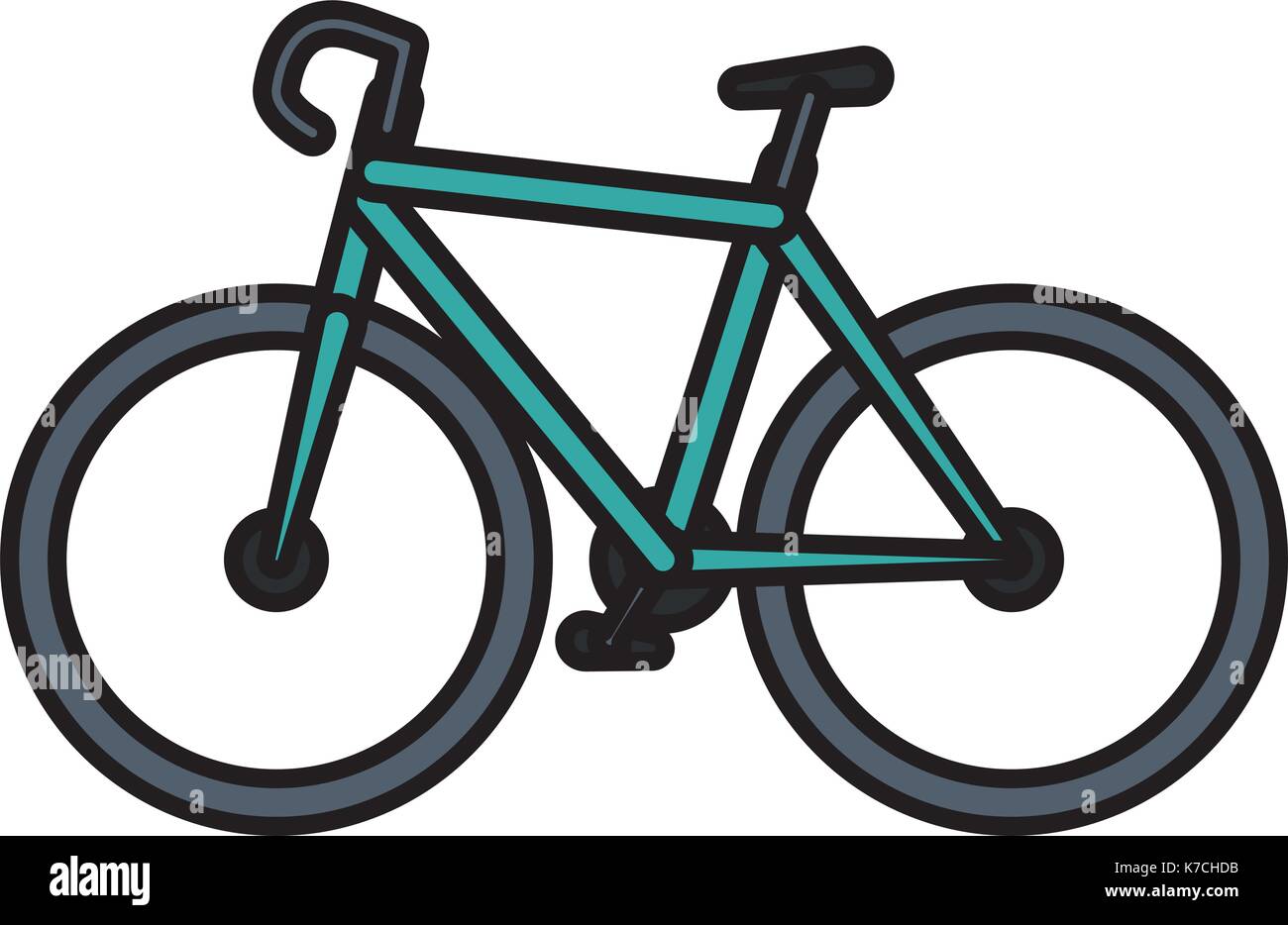 bicycle race isolated icon vector illustration design Stock Vector ...