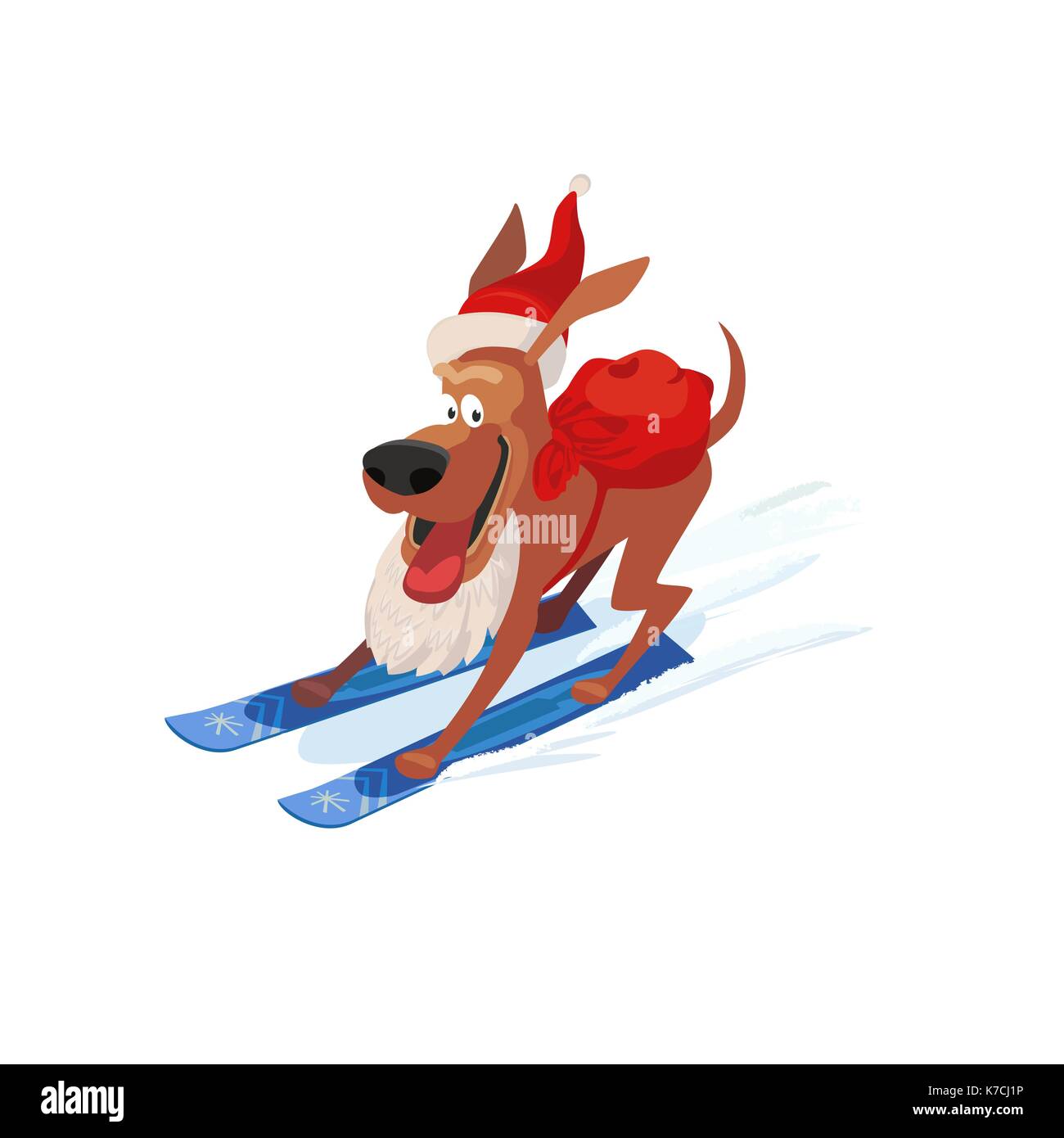 Snow Dog Cartoon