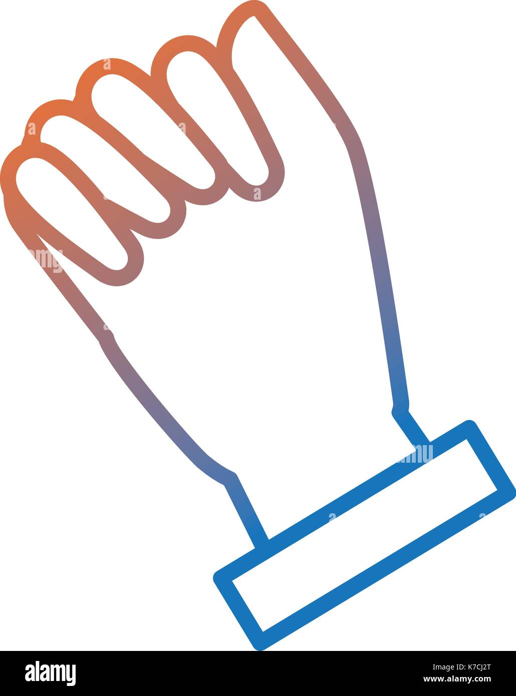 hand human fist icon Stock Vector Image & Art - Alamy