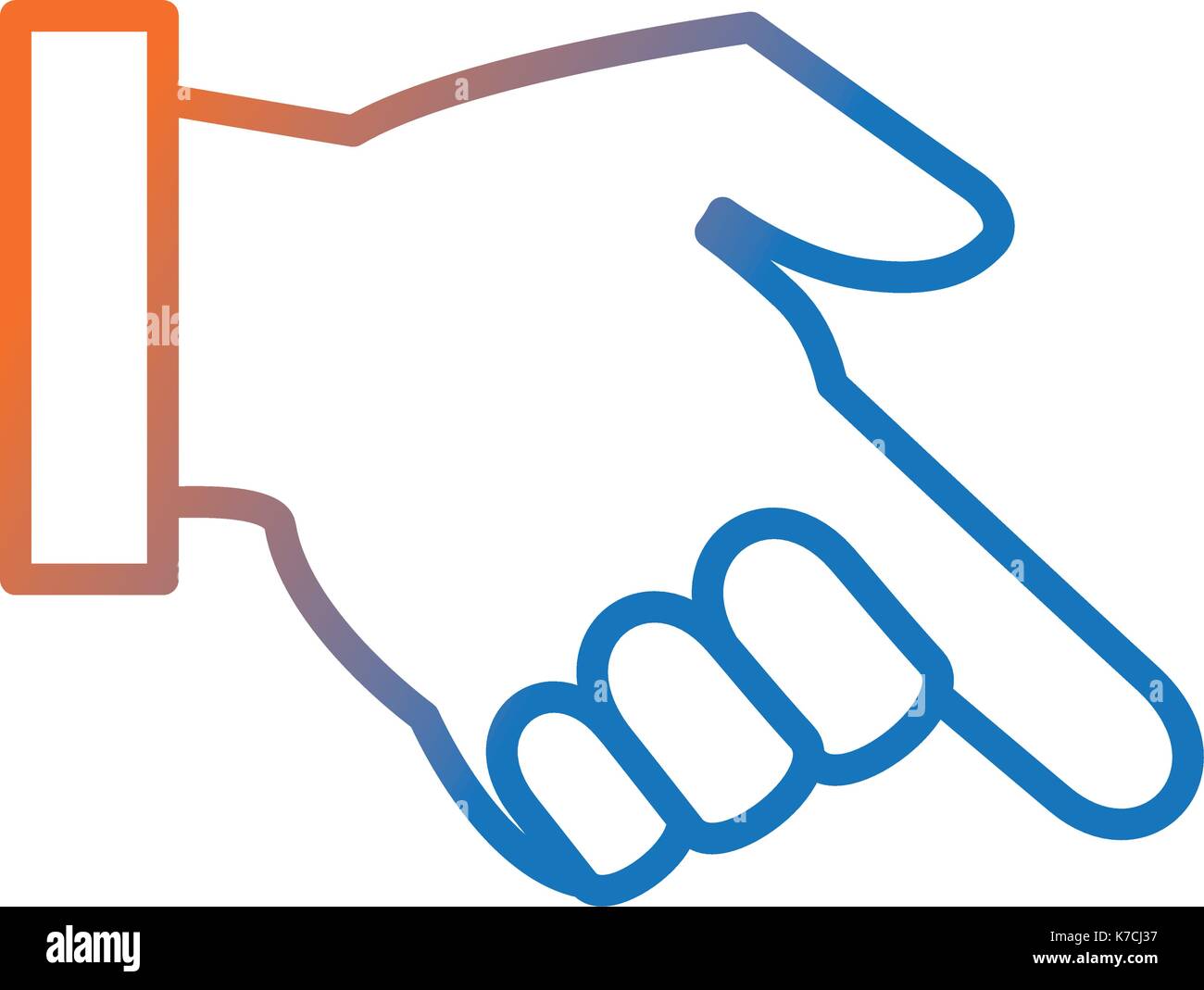 hand human index icon Stock Vector Image & Art - Alamy