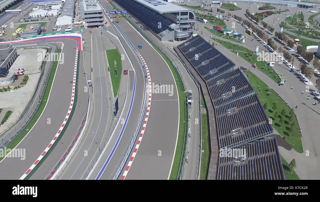 Aerial view above stadium 1 hi-res stock photography and images - Alamy