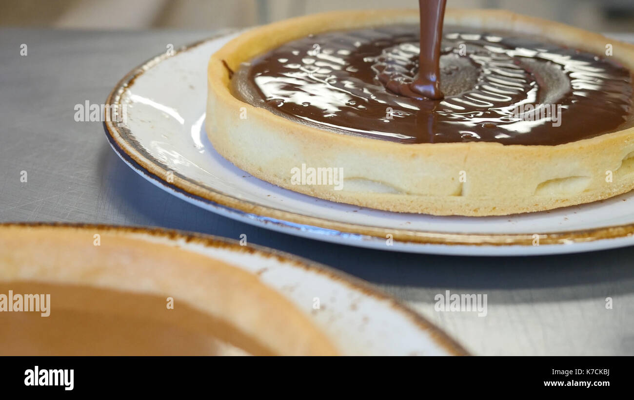 Piece homemade cheesecake pouring honey hi-res stock photography and ...