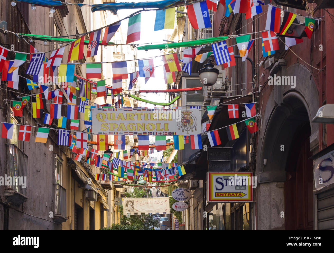 Spanish neighborhood in naples hi-res stock photography and images - Alamy