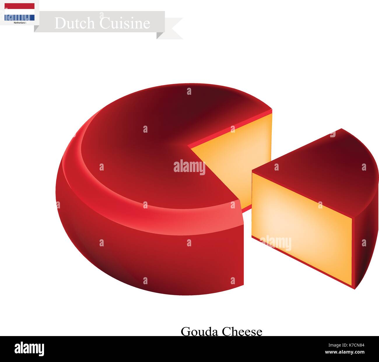 Gouda edam dutch food Stock Vector Images - Alamy