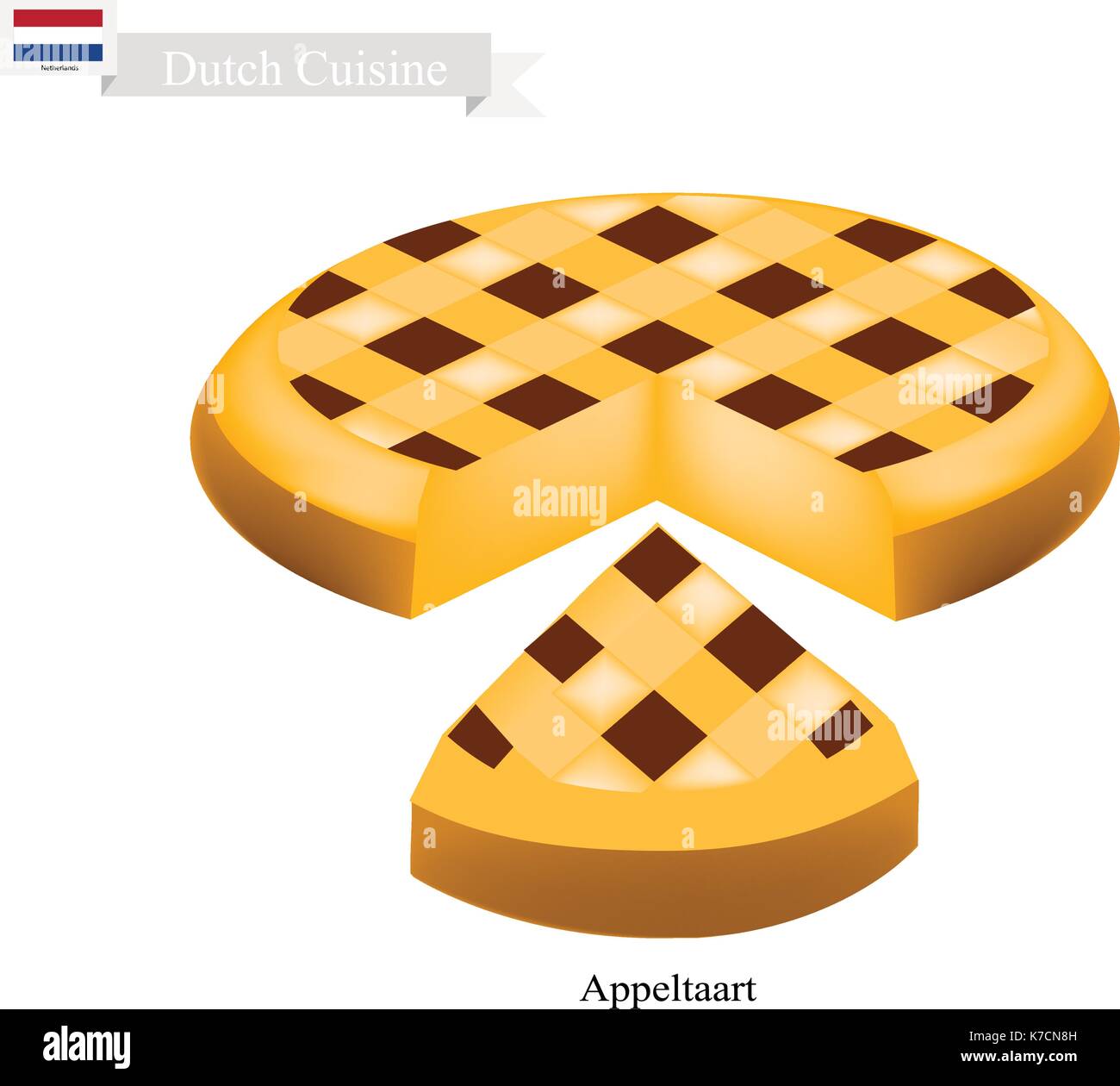Appeltaart Stock Vector Images - Alamy