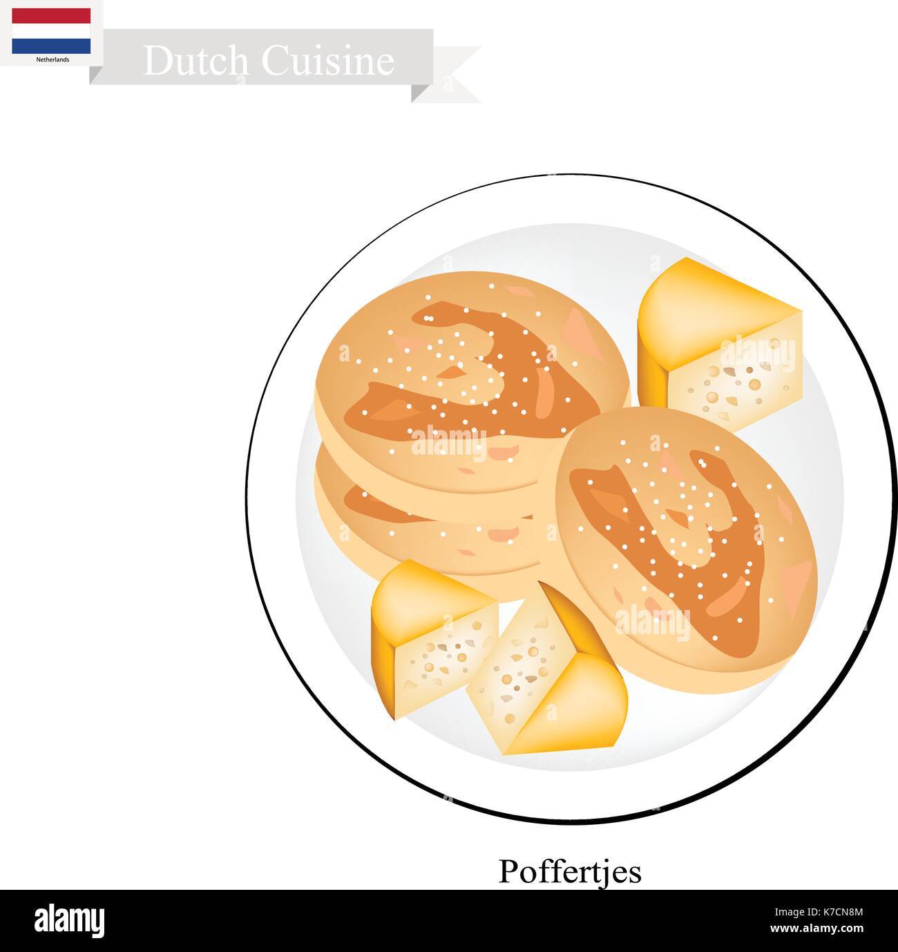 Dutch Cuisine, Poffertjes or Traditional Mini Pancake. One of Tha Most ...
