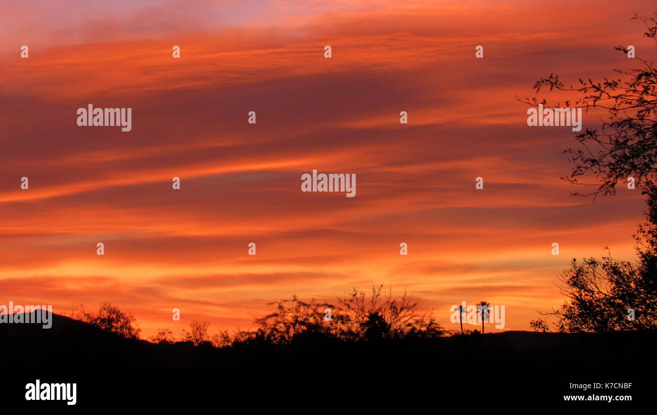 Fiery sunset hi-res stock photography and images - Alamy