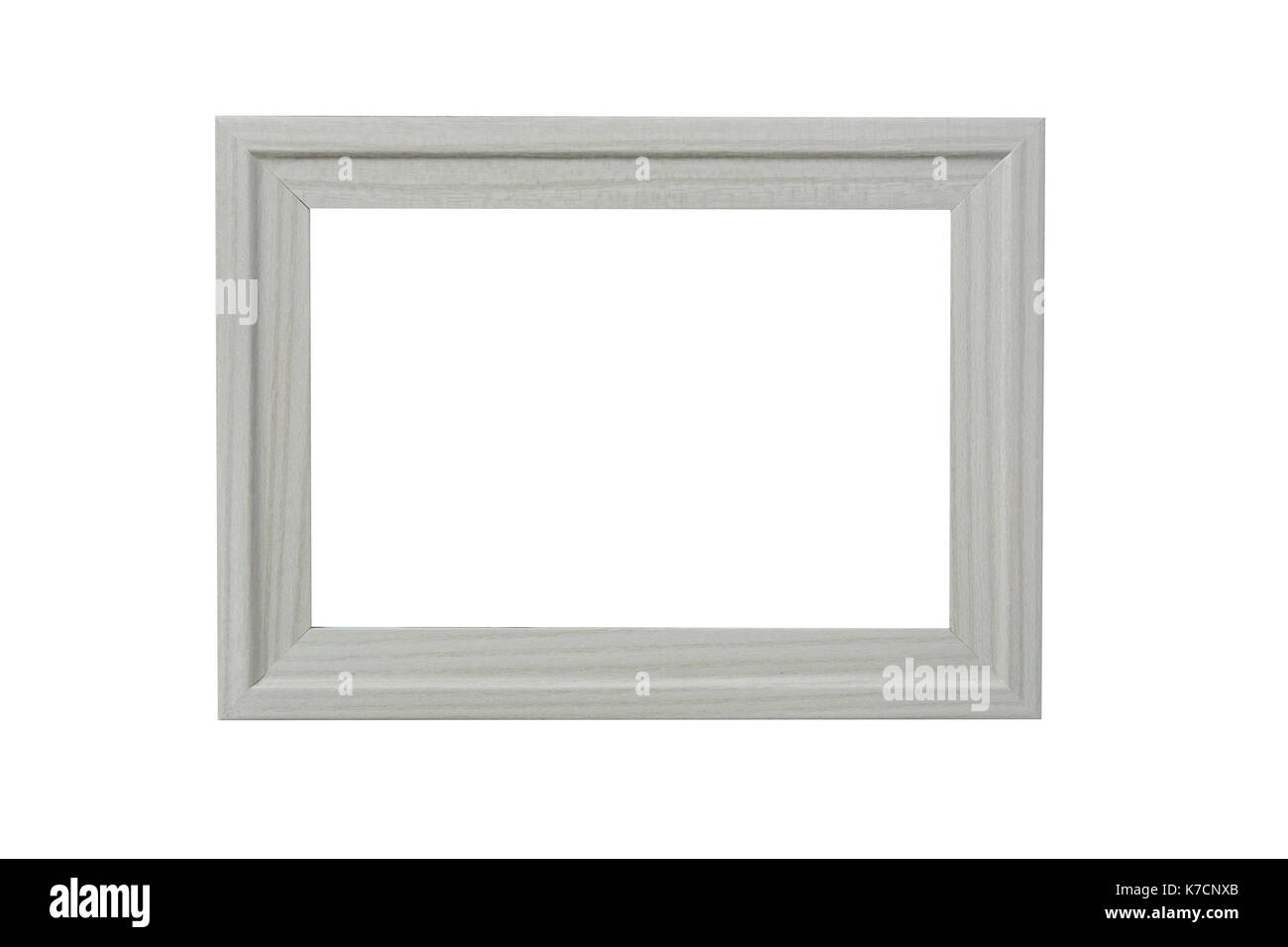 Old wooden frame isolated on white background Stock Photo - Alamy